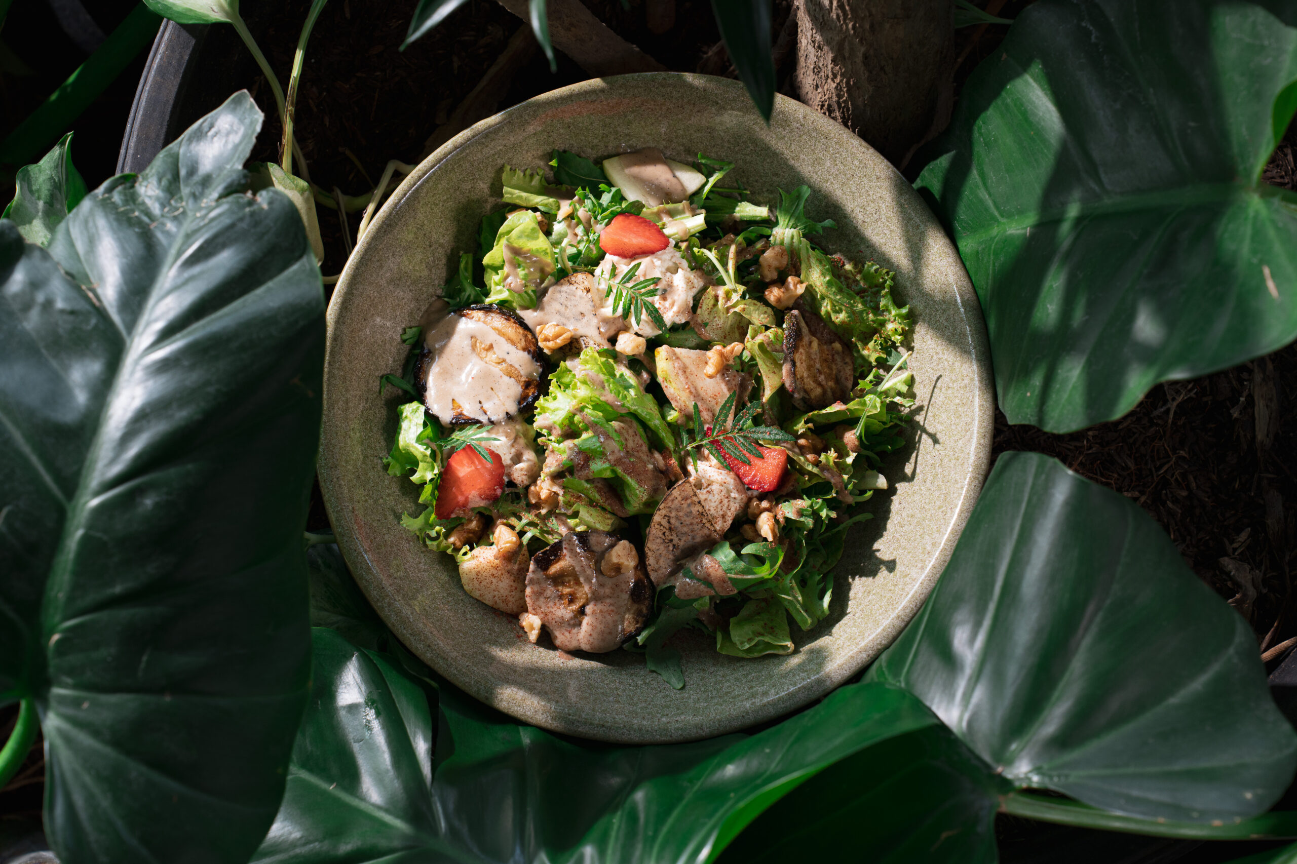 SEASONAL GREEN SALAD WITH STRACCIATELLA & GRILLED VEGETABLES | News ...